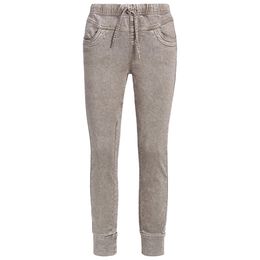 Gina Damen Jeggings mit Used-Waschung