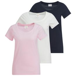 Gina 3 Damen T-Shirts im Basic-Look