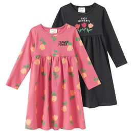 Topolino 2 M&auml;dchen Kleider mit Prints