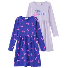 Yigga 2 M&auml;dchen Kleider mit Prints