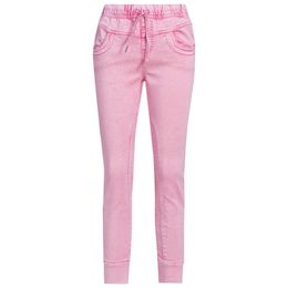 Gina Damen Jeggings mit Used-Waschung