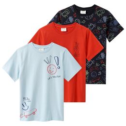 Yigga 3 Jungen T-Shirts mit Prints