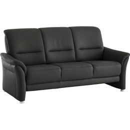3-Sitzer DIE PLANBAR "PN-PF23182", torro schwarz, B:198cm H:99cm T:93cm, Sofas, Federkernpolsterung, wahlweise mit motorischer Vorziehbank
