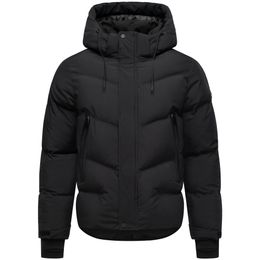 Steppjacke STONE HARBOUR "Livianoo XX", Herren, Gr. XXL (56), schwarz, Obermaterial: 100% Polyester; Innenfutter: 100% Polyester; Wattierung: 100% Polyester; &Auml;rmelfutter: 100% Polyester, gerade h&uuml;ftbedeckend, hoch geschlossener Ausschnitt, eng B&uuml;ndchen mit Daumenl&ouml;chern, Jacken Steppjacke, Herren Winterjacke mit (abnehmbarer) Kapuze