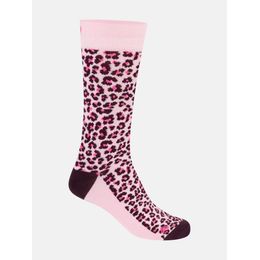 LIEBLINGSST&Uuml;CK Langsocken LIEBLINGSST&Uuml;CK "Lovely Socks "Leony" - 3er Pack Socken", Damen, Gr. 35-38, 860, schwarz lila, Baumwollmischung, normal, Socken, mit Baumwoll-Anteil