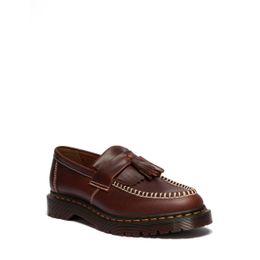 Slipper Dr. Martens "Adrian", Damen, Gr. 41, braun, Glattleder, Schuhe Slipper, Loafer, Businessschuh mit Zierriegel und Quaste