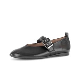 Ballerina Gabor "Eleganter Ballerina", Damen, Gr. 35,5, schwarz, Schuhe Ballerina
