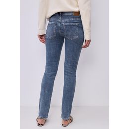 Comfort-fit-Jeans Street One, Damen, Gr. 26, L&auml;nge 32, medium blau wash, Jeans, 76% Baumwolle, 18% Lyocell, 4% Elastomultiester, 2% Elasthan, unifarben, lang, Jeans, Middle Waist