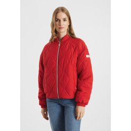 Frieda & Freddies New York Blouson FRIEDA & FREDDIES "Padded Blouson Reversible / Luzy", Damen, Gr. 44, knallrot, 100% Polyester, unifarben, ohne Ausschnitt, Jacken Blouson