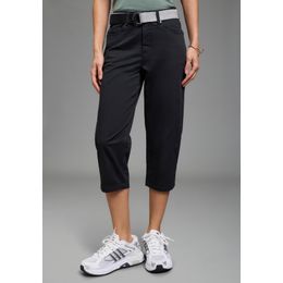 Caprihose Laura Scott, Damen, Gr. 38, N-Gr, schwarz, Web, Obermaterial: 98% Baumwolle, 2% Elasthan, unifarben, Hosen Caprihose, Webhose f&uuml;r Casualmode und Streetwear, femininer Stil