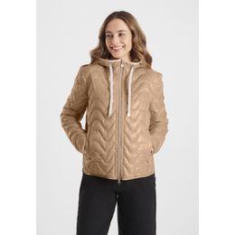 Frieda & Freddies New York Steppjacke FRIEDA & FREDDIES "Thermolite Jacket / My Josie", Damen, Gr. 40, hellbeige, 100% Polyamid, unifarben, ohne Ausschnitt, Jacken Steppjacke