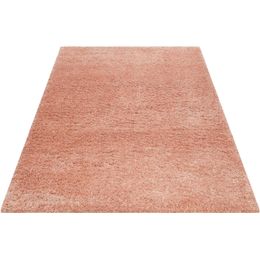 Hochflor-Teppich Esprit "Live Nature ESP-80124" Gr. 3, rosa, B:120cm H:55mm L:170cm, Kunstfaser, Teppiche, weiche Haptik, Wohnzimmer