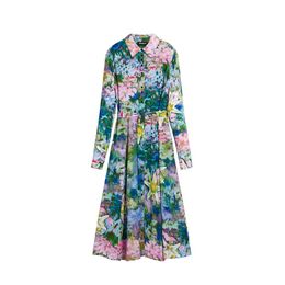 Desigual Dress 'Garden' female Blue, Pink size XS