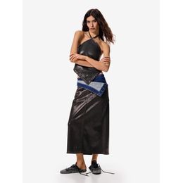 Desigual Rock Damen Gr&ouml;&szlig;e 42 blau / dunkelbraun