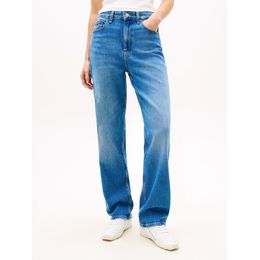 Tommy Jeans Jeans 'High Rise Slim Straight' Damen Gr&ouml;&szlig;e 30 blue denim