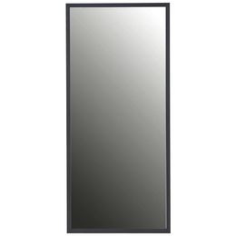 CARRYHOME Wandspiegel, Schwarz, Glas, rechteckig, 50x110x1.93 cm, Spiegel, Wandspiegel