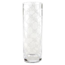 JOOP! Vase Allover, Transparent, Glas, zylindrisch, 30 cm, Made in Germany, mundgeblasen, Dekoration, Vasen, Glasvasen