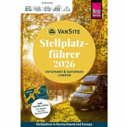 VanSite Stellplatzf&uuml;hrer 2026 Naturnahe Stellpl&auml;tze in Deutschland und Europa