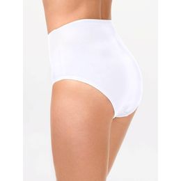 w&auml;schepur w&auml;schepur Damen Taillenslip in Single-Jersey-Qualit&auml;t, wei&szlig;, Gr&ouml;&szlig;e 40