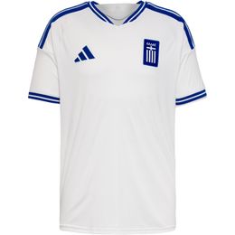 Adidas WM 2026 Griechenland Heim Teamtrikot Herren - Gr&ouml;&szlig;e S - wei&szlig;
