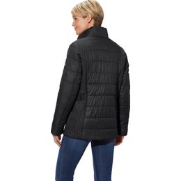 WITT Damen Steppjacke mit seitlicher L&auml;ngs-Steppung, schwarz, Gr&ouml;&szlig;e 38