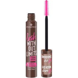 Essence Mascara Lash Without Limits Tubing Brown Extreme Lengthening & Volume 05 Brown Tubing
