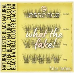 Essence K&uuml;nstliche Wimpern Set What The Fake! False Lashes 06 Natural Cluster Black