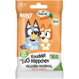PURE & FUN Kindersnack Bluey Vollkorn-Haferriegel Apfel & Karotte ab 12 Monaten