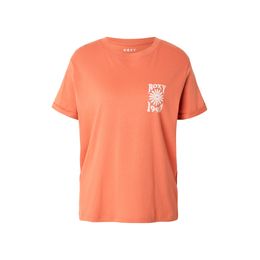 Roxy T-Shirt 'Oceanregular' Damen Gr&ouml;&szlig;e XXL orange / wei&szlig;