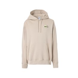 Nike Sportswear Sweatshirt 'CLUB' Herren Gr&ouml;&szlig;e S creme / gold / schwarz