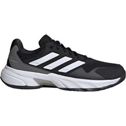 Adidas CourtJam Control 3 M CL Tennisschuhe Herren - Gr&ouml;&szlig;e 42 2/3 - schwarz