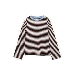Pull&Bear Pull&bear Shirt Damen Gr&ouml;&szlig;e XS ecru / hellblau / schoko