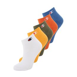 Champion Authentic Athletic Apparel Socken M&auml;dchen Gr&ouml;&szlig;e 27/30 blau / khaki / orange / wei&szlig;