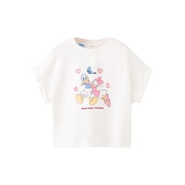 Mango Kids T-Shirt 'PDHUGS' M&auml;dchen Gr&ouml;&szlig;e 152 hellblau / hellgelb / rosa / offwhite