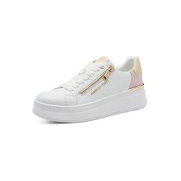 Marco Tozzi Sneaker Damen Gr&ouml;&szlig;e 39 gold / wei&szlig;