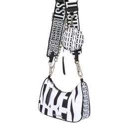 Steve Madden Schultertasche 'BVISUAL' Damen Gr&ouml;&szlig;e One Size schwarz / wei&szlig;