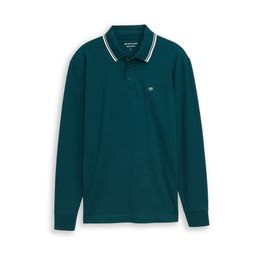Tom Tailor Poloshirt Herren Gr&ouml;&szlig;e XXL dunkelgr&uuml;n / wei&szlig;
