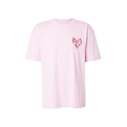 Hollister T-Shirt 'LOVE' Herren Gr&ouml;&szlig;e L pastellpink / dunkelrot