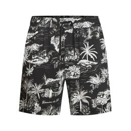K by KARL LAGERFELD Karl Lagerfeld Shorts Herren Gr&ouml;&szlig;e 38 dunkelgrau / schwarz / wei&szlig;