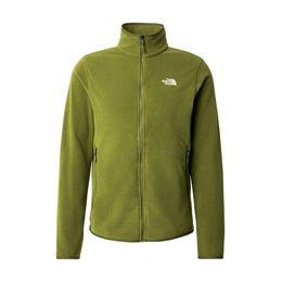 The North Face Funktionsfleecejacke 'GLACIER' Herren Gr&ouml;&szlig;e XL kiwi / wei&szlig;