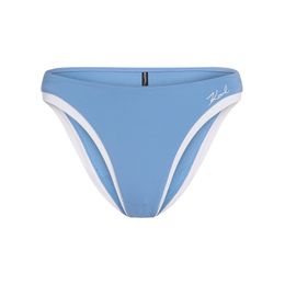 K by KARL LAGERFELD Karl Lagerfeld Bikinihose Damen Gr&ouml;&szlig;e XS hellblau / wei&szlig;