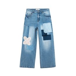 Desigual Jeans Damen Gr&ouml;&szlig;e 25/26 blau / hellblau / wei&szlig;