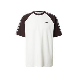adidas originals T-Shirt 'BRITCORE' Herren Gr&ouml;&szlig;e L schoko / wei&szlig;