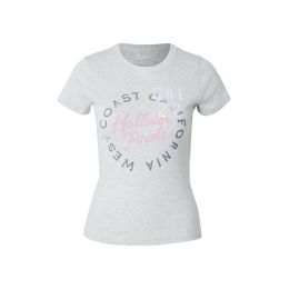 Hollister T-Shirt 'YEAR OF YOU' Damen Gr&ouml;&szlig;e XS dunkelblau / graumeliert / rosa / wei&szlig;