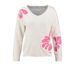 Key Largo Pullover 'CRUISE' Damen Gr&ouml;&szlig;e XL creme / dunkelpink