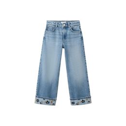 Mango Kids Jeans 'Betsy' M&auml;dchen Gr&ouml;&szlig;e 128 blue denim