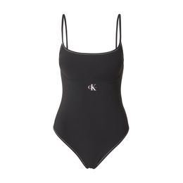 Calvin Klein Swimwear Badeanzug Damen Gr&ouml;&szlig;e S knallrot / schwarz / wei&szlig;