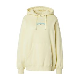 Quiksilver Sweatshirt Damen Gr&ouml;&szlig;e M hellgelb / jade / schwarz