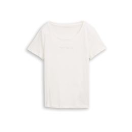 Tom Tailor T-Shirt Damen Gr&ouml;&szlig;e XL silber / offwhite