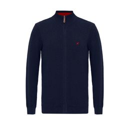 Williot Strickjacke Herren Gr&ouml;&szlig;e S navy / knallrot